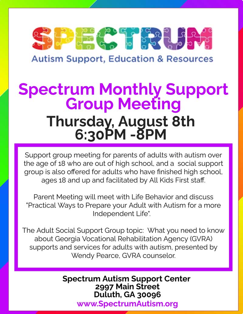 Parent Support Group - SPECTRUM